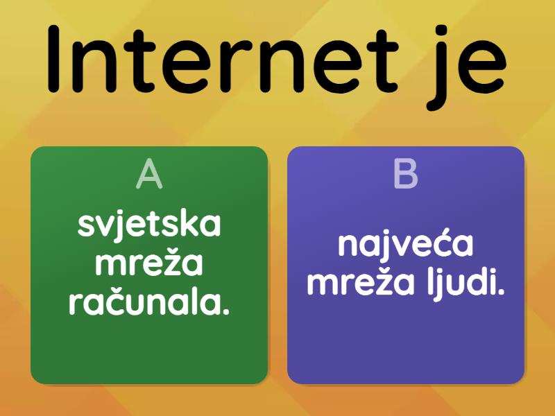 Ponavljanje cjeline e-Svijet, 2. razred - Kviz