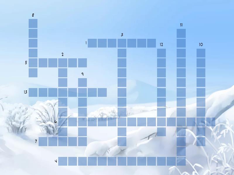 El tiempo - Crossword