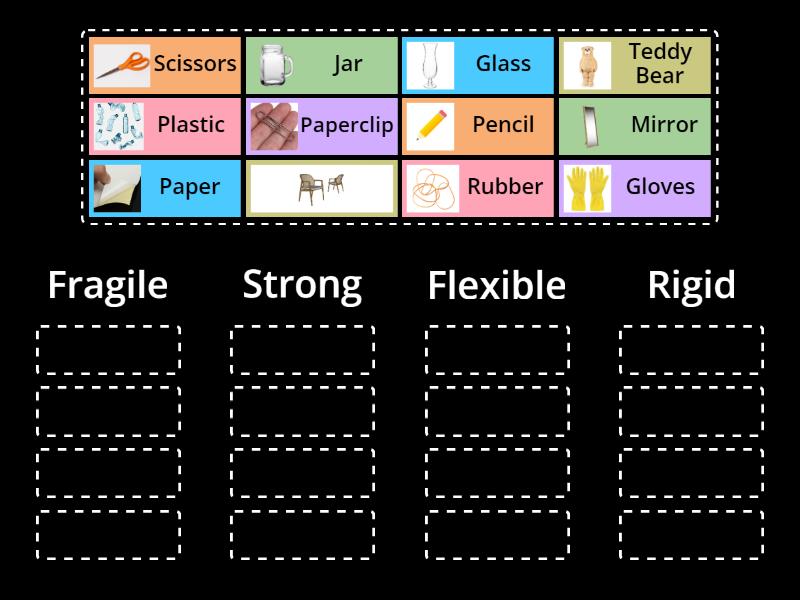 Level 1 - Materials - Group sort