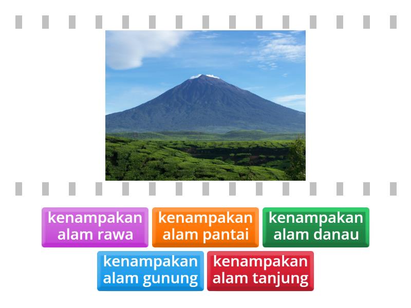 kenampakan alam - Find the match