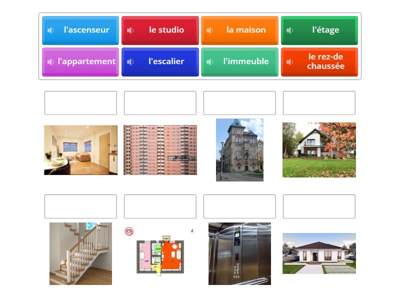 le logement - Match up