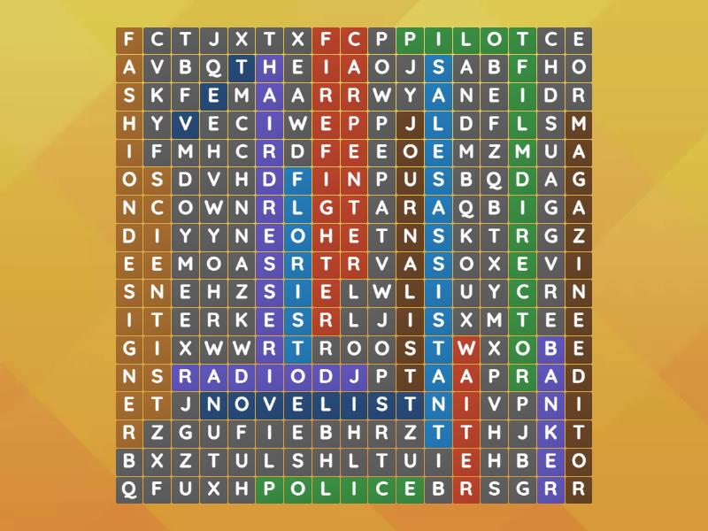 Jobs - Wordsearch