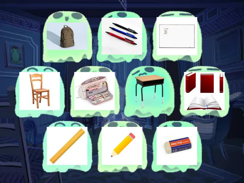 CLASSROOM OBJECTS - Flip tiles