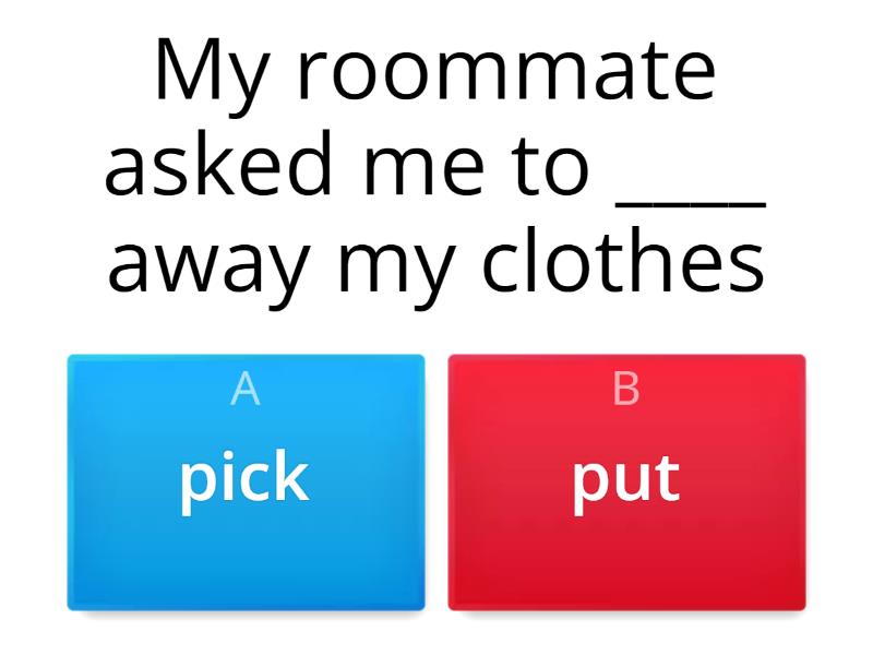 Pre-Intermediate - Housework - Practice - EF 4A - Quiz