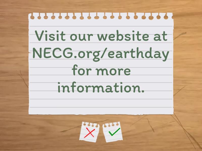 important words and information in an announcement - Flash cards