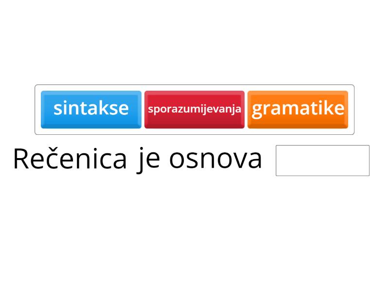 Bosanski jezik - Complete the sentence