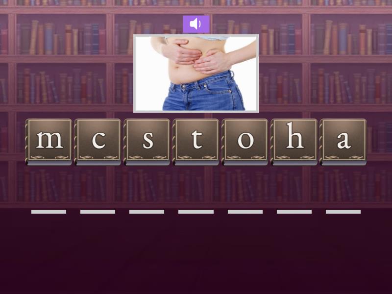 Body parts - Anagram