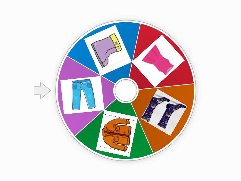 clothes - Spin the wheel