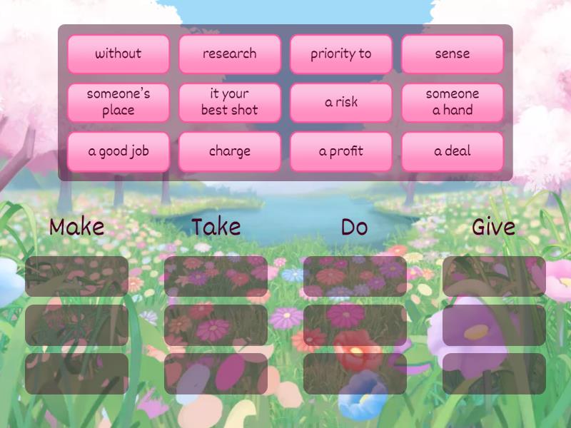 RM B2 7B Vocabulary - Group sort