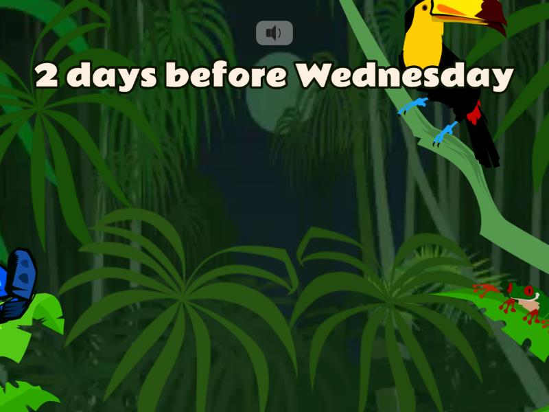 DAYS OF THE WEEK for Gui - Flying fruit