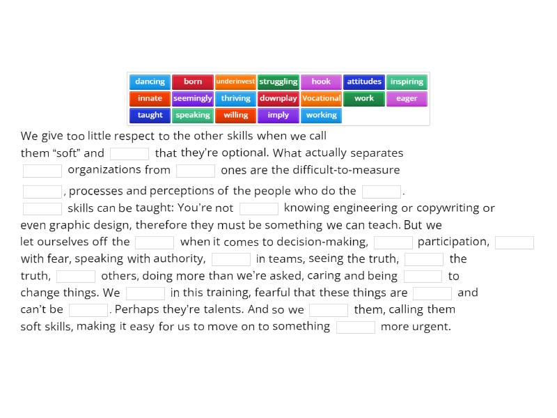 Let’s stop calling them “soft skills” — and call them “real skills” instead (Seth Godin ...