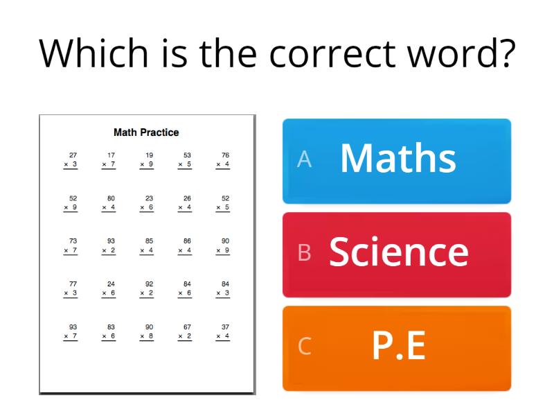 Team Together 3 Unit 1 Vocabulary - Cuestionario