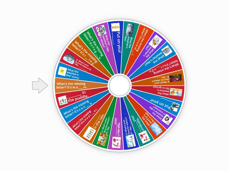Weather & Season Spin - Spin the wheel