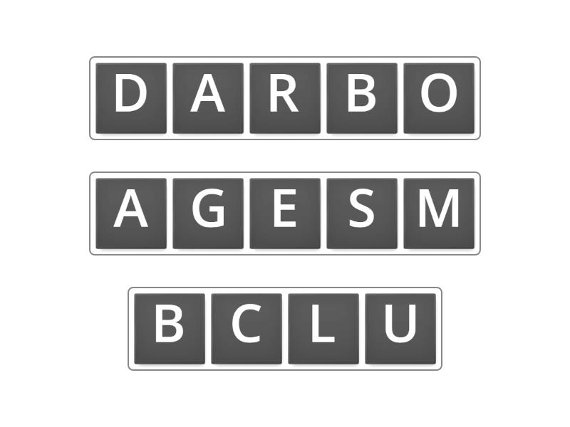 Prepare 1 unit 10 after school clubs - Anagram