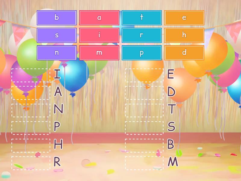Test after Hickey Lesson 5 (capital letters) - Match up