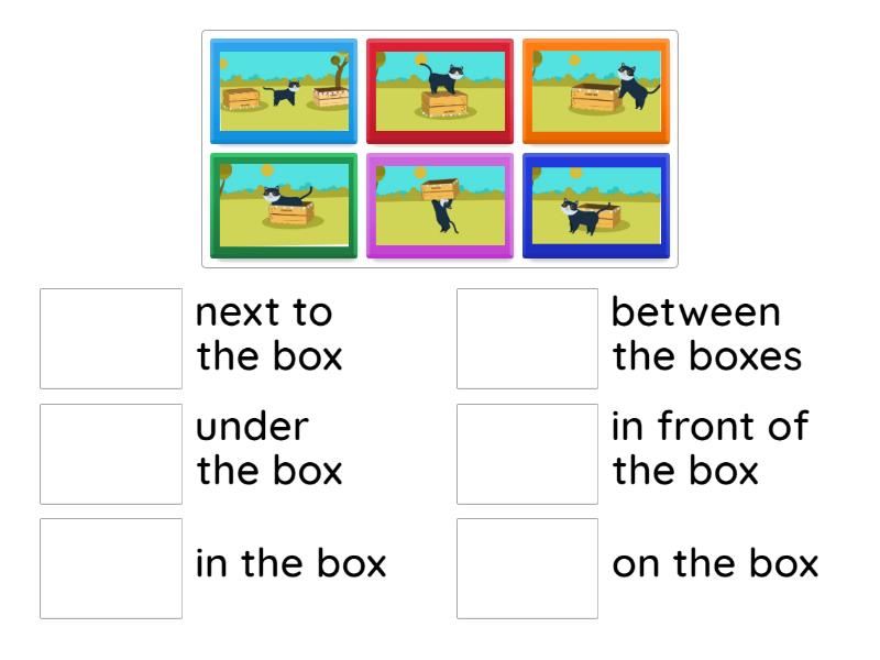 Prepositions - Match up