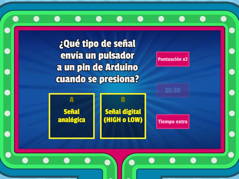 Pulsador/Arduino - Concurso de preguntas