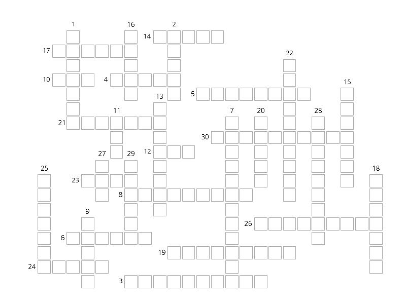 Alina's Puzzle - Crossword