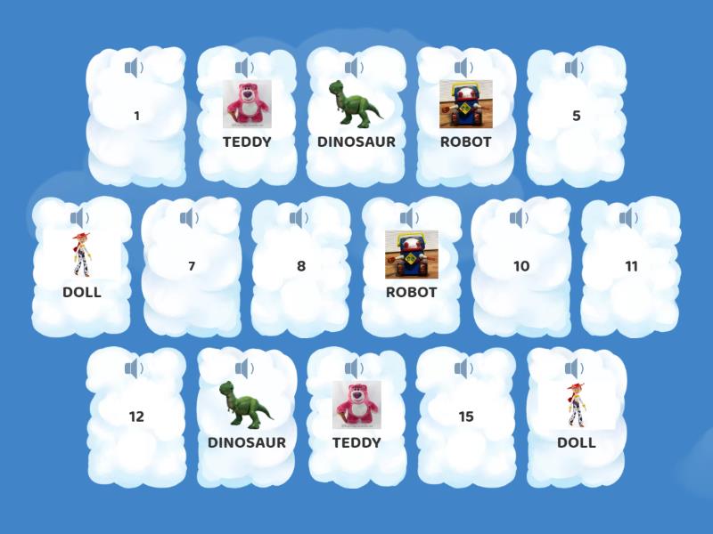 TOY STORY: WORDS - Parejas