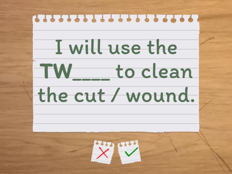 FIRST-AID KIT - Flash cards