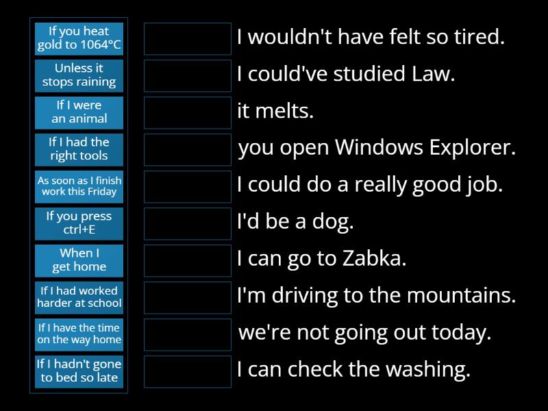 Conditional matching B2 - Match up
