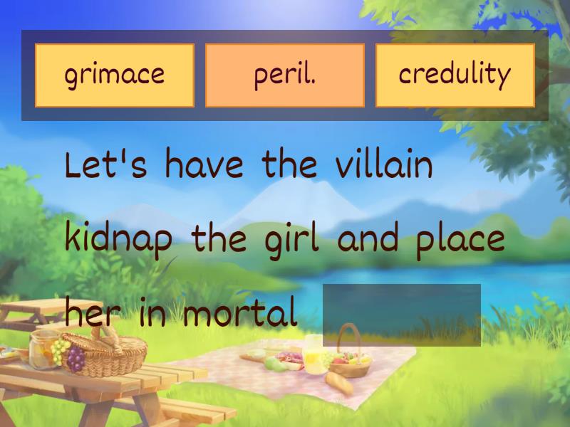 The Monkey's Paw Vocabulary - Complete the sentence