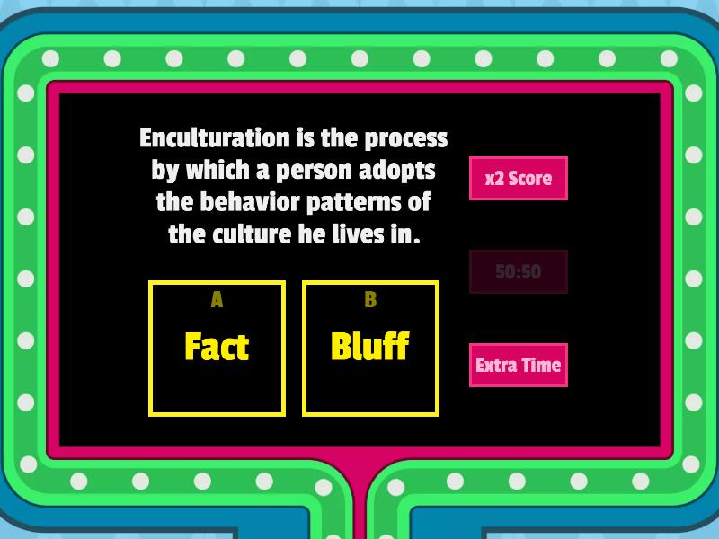 Fact or Bluff - Gameshow quiz