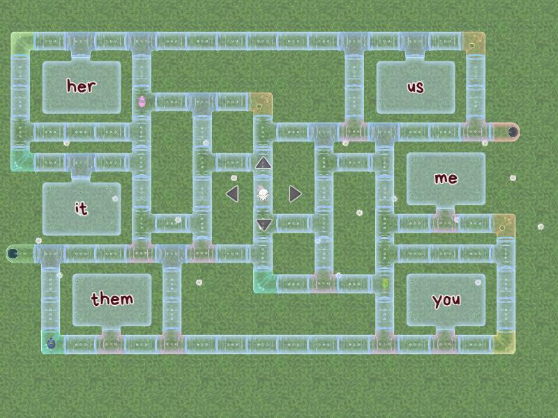 OBJECT PRONOUNS - Persecución en el laberinto