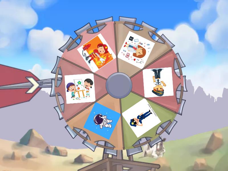 Clase de las profesiones 2 - RULETA - Spin the wheel