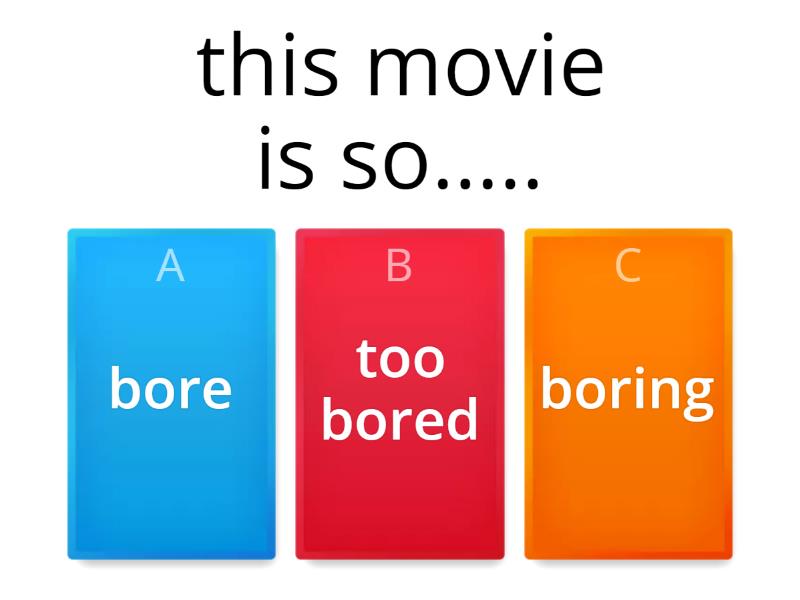 choose the correct from in brackets - Quiz