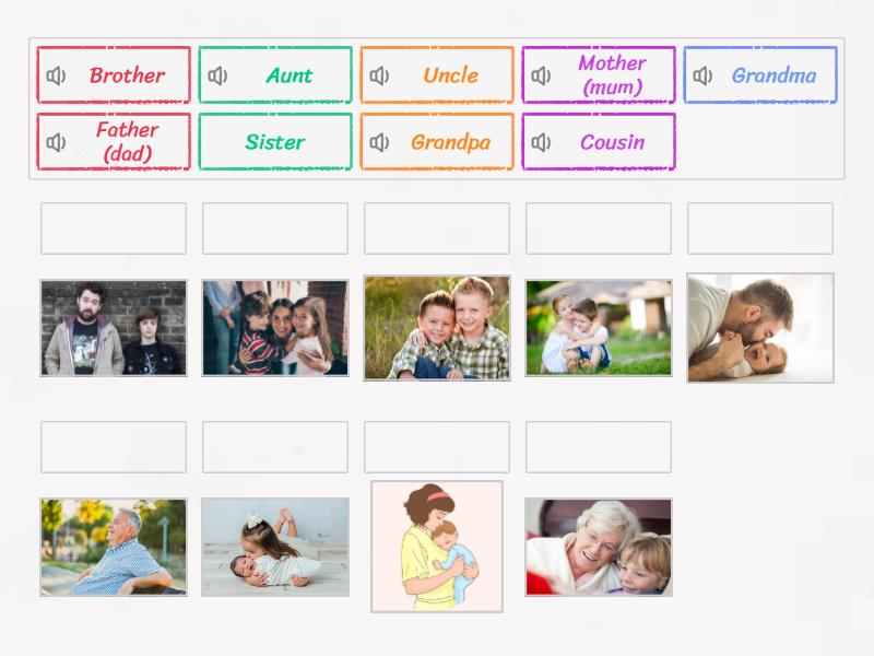 My family - Match up
