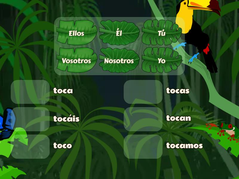 Verbo TOCAR - Match up