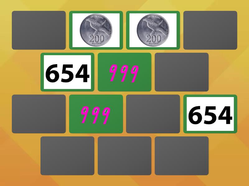 BIG NUMBERS - Matching pairs