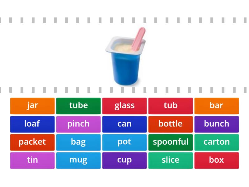 food packaging 2 - Find the match