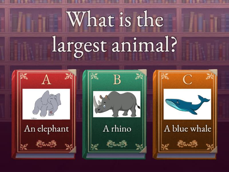 Superlative (The fastest animal in the world) - Quiz
