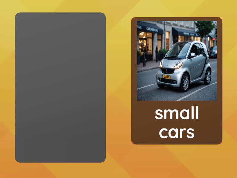 I Like Cars - Speaking cards