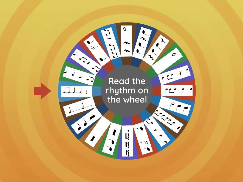 Rhythm Reading Wheel: ALL - Spin the wheel