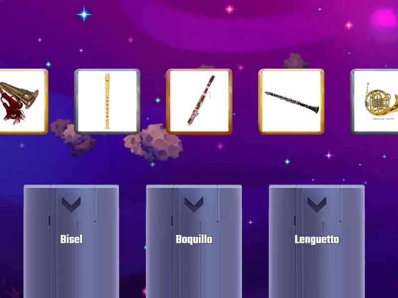 Dividir los instrumentos - Speed sorting