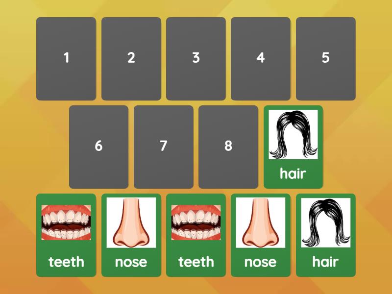 my face - Matching pairs