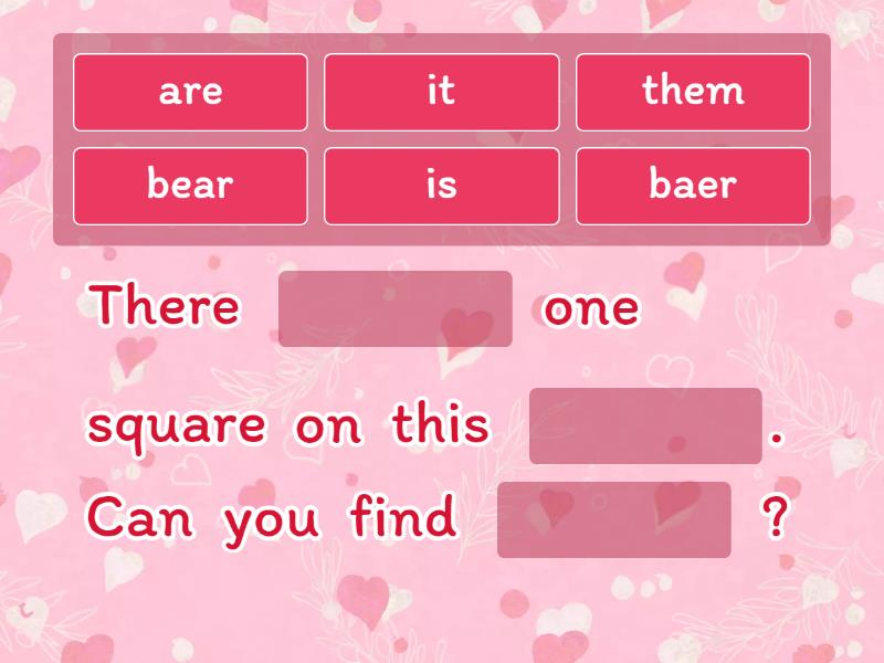 Squares are everywhere - Complete the sentence