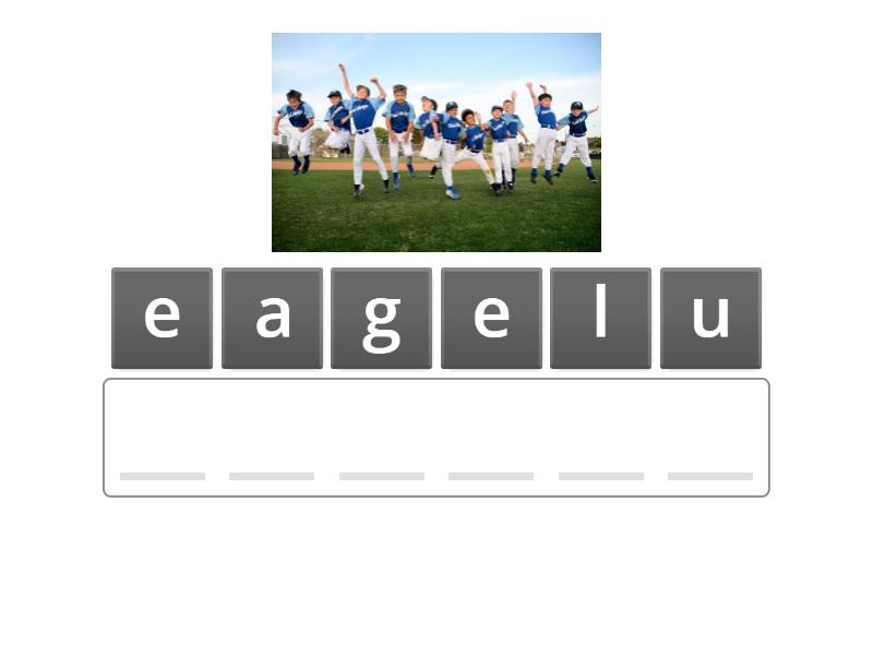 Long E Sounds - Anagram