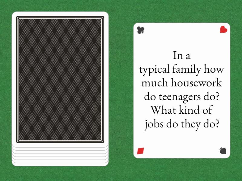 English File Pre-Int 4A - Speaking cards