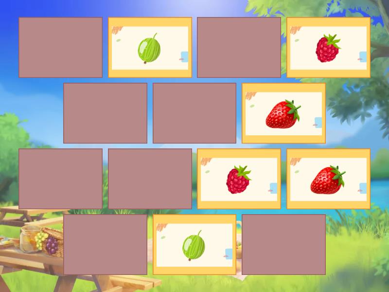 Berries (memory) - Matching pairs