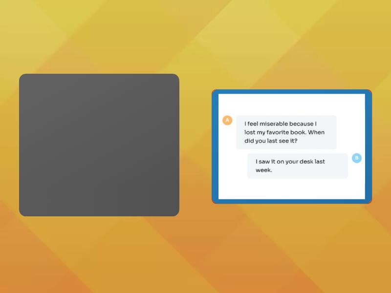 Dialogue with feelings - Speaking cards