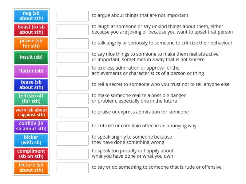 Sol Upper 3rd - 5A - verbal interactions - Match up
