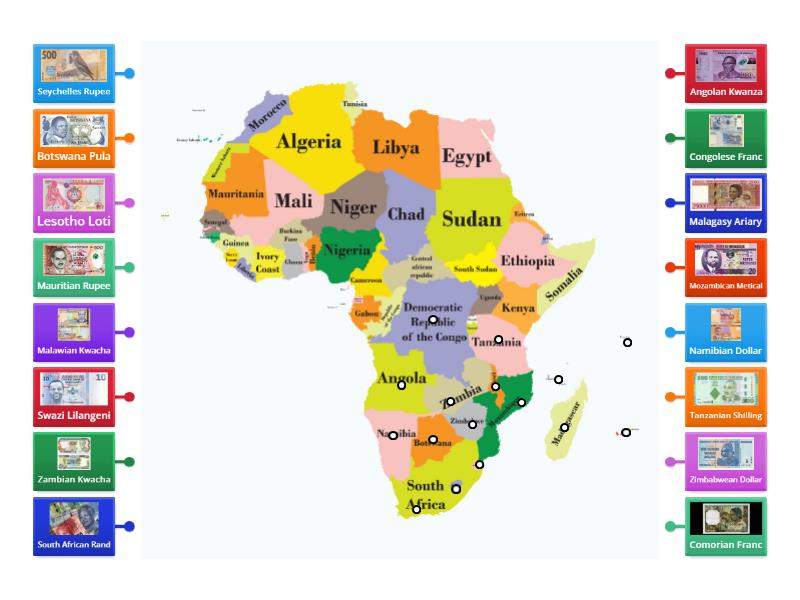 SADC Currency - Labelled diagram