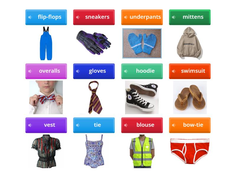 AS1 U8 Clothes - Unscramble