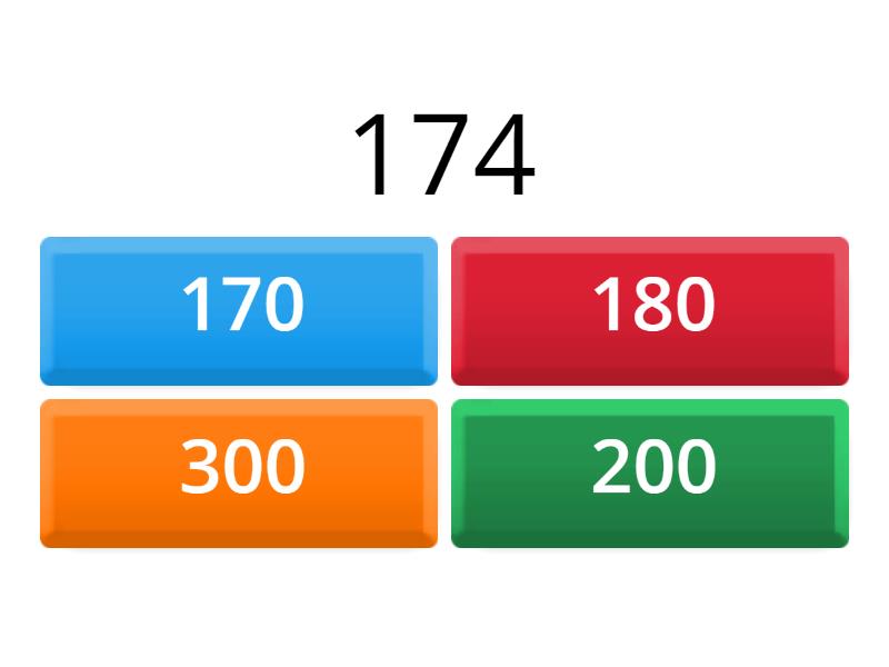 Rounding to the nearest 10 and 100 with 3 digits - Quiz