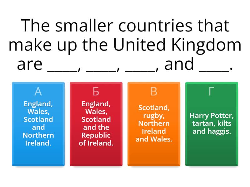 The United Kingdom - Quiz