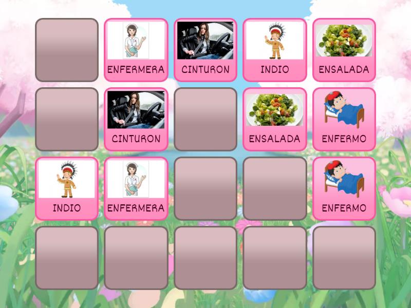 MEMO -N inversa - Parejas